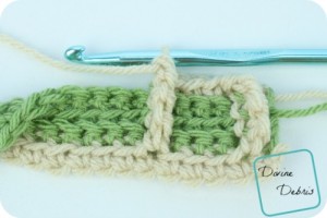 Quad Connected Double Crochet How To - Divine Debris