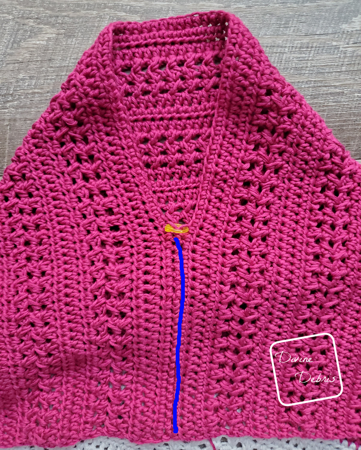 Sherbet Shrug free crochet pattern by DivineDebris.com Divine Debris