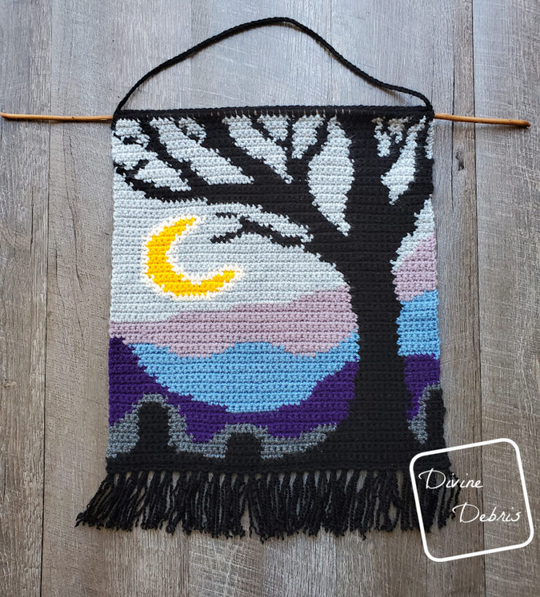 Cool Tree Wall-Hanging free crochet pattern by DivineDebris.com Divine ...