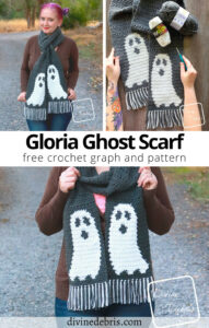 Free Gloria Ghost Scarf Crochet Pattern - Glory to Ghosties!