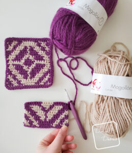 Free Darling Diamond Square Crochet Pattern - Divine Debris