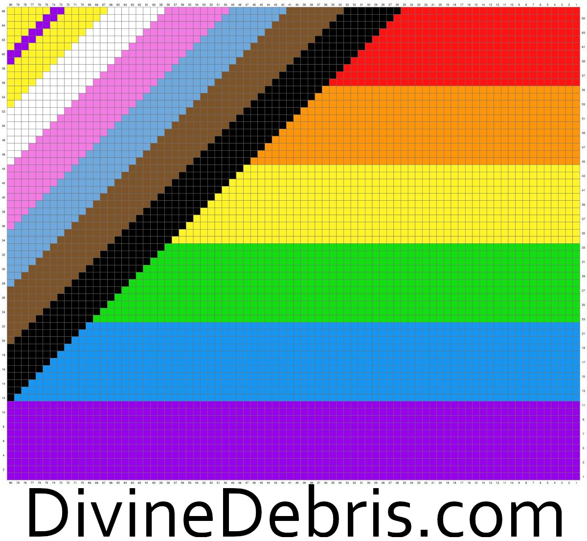 More Progress Pride Flag Wall Hangings Free Crochet patterns - Divine ...